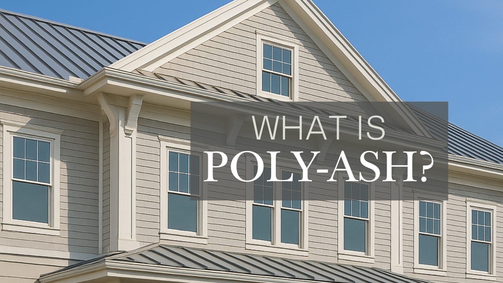 What is poly-ash? - Decoro Building Products